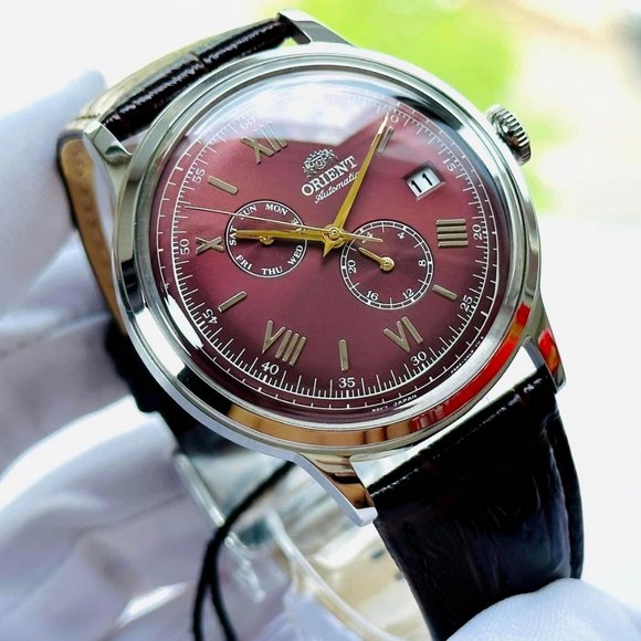 oreint | Accessories | Orient Red Dial Date Display Mens Watch | Poshmark